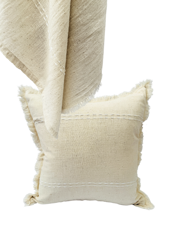 Breezy Linen Cushion and Throw Set